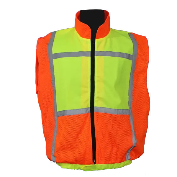 Pinnacle 2 Tone Reflective Jacket without Sleeves - Pinnacle Holding